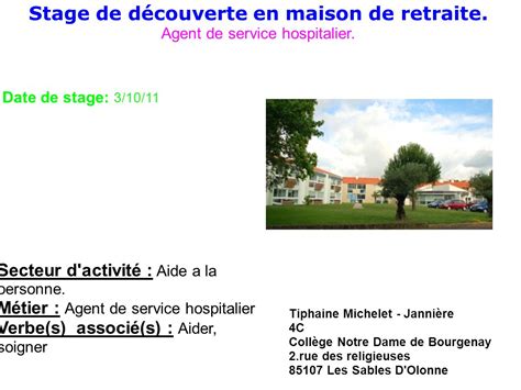 Rapport De Stage Maison Retraite Gratuit Ventana Blog