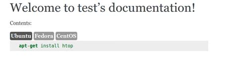 markdown how to create tabbed code blocks in mkdocs or sphinx stack overflow