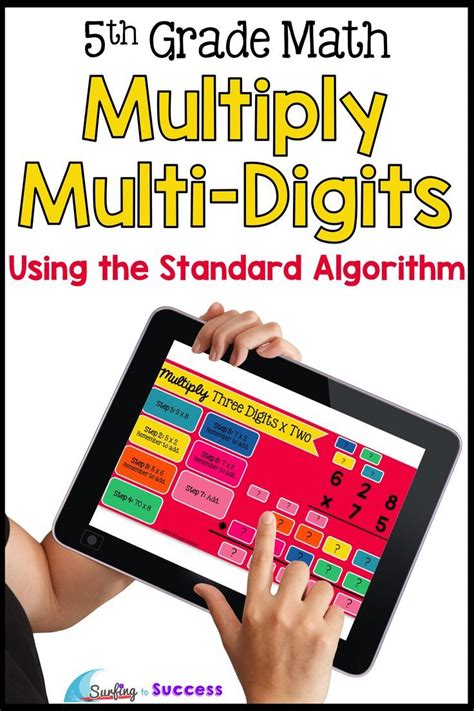 multiply three and four digit numbers by one digit numbers applying the standard algorithm