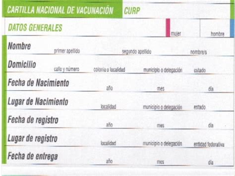 CARTILLAS NACIONALES DE SALUD Definicin Son Documentos Oficiales