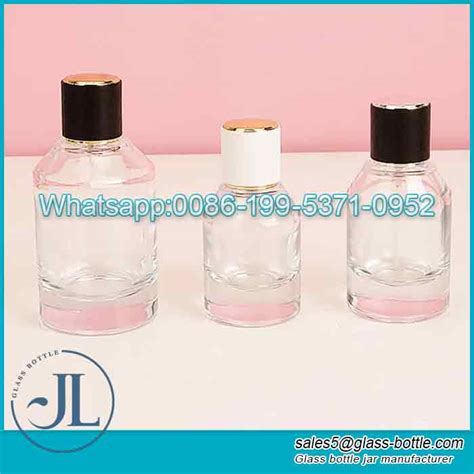 Custom Luxury Perfume Spray Bottle 30 Ml 50 Ml Round Empty Glass