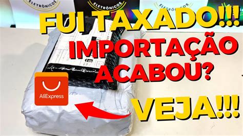 UNBOXING GANHE DINHEIRO IMPORTAÇÃO DO ALIEXPRESS fui taxado vou