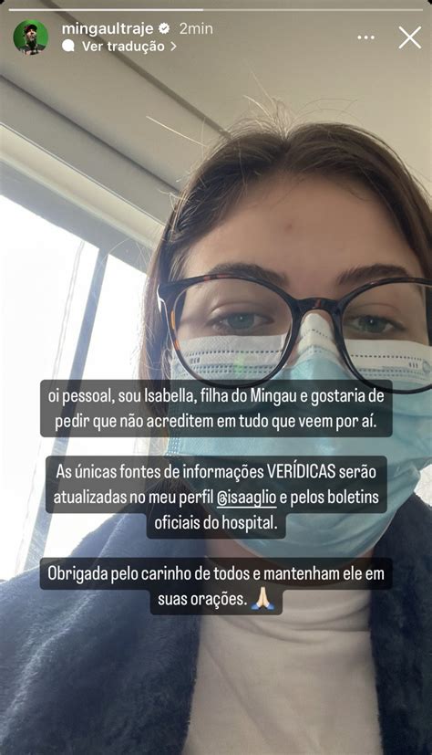 Filha De Mingau Do Ultraje A Rigor Fala Sobre Estado Do Pai E Pede