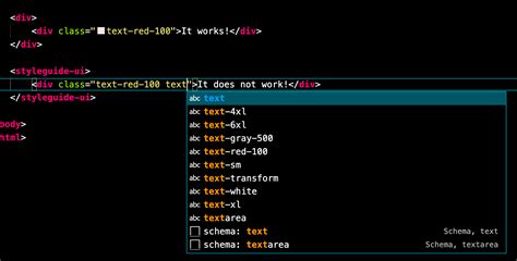 intellisense is not working inside custom web component tags with `style` in the name · issue