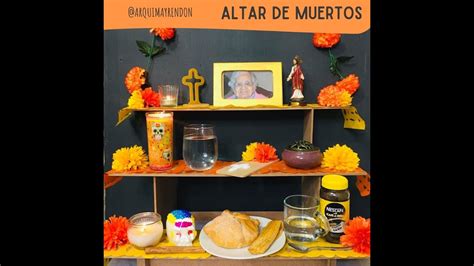 ALTAR DE MUERTOS 3 NIVELES OFRENDA Y SIGNIFICADO YouTube