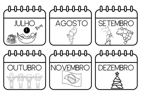O Tempo Meses Do Ano EDUCAR SEMPRE
