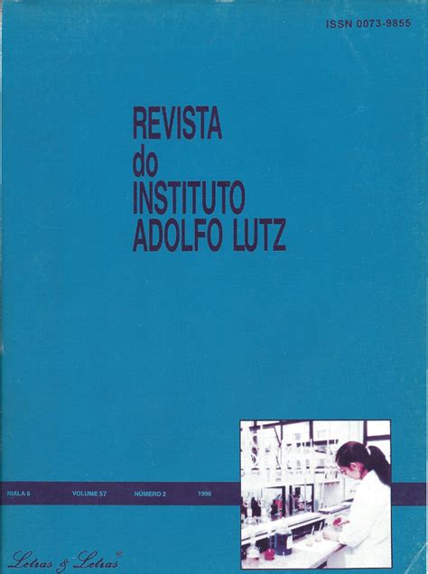 V 57 N 2 1998 Revista Do Instituto Adolfo Lutz RIAL