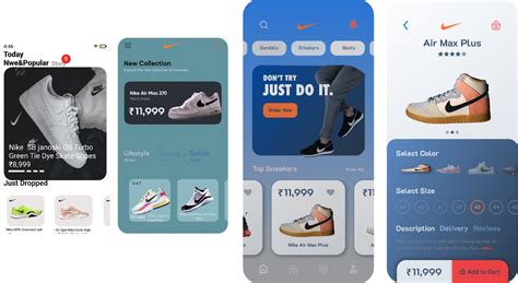 Nike Shoes Mobile App Figma Community