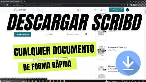Descargar Documentos Scribd De Forma R Pida Youtube