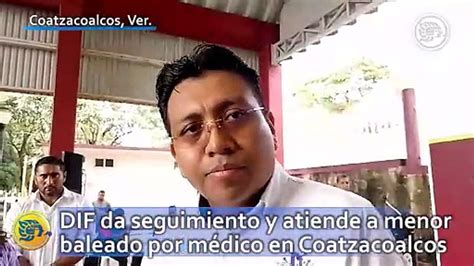DIF da seguimiento y atiende a menor baleado por médico en