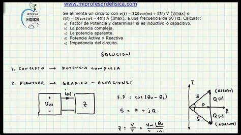 Análisis de Potencia en Corriente Alterna Factor de Potencia