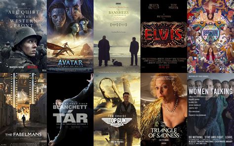 Las 10 nominadas a mejor película en los Óscar 2023 ordenadas de peor a