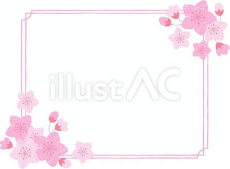 免費矢量 櫻花框架