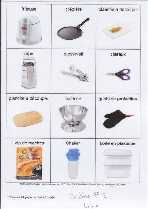 Ustensiles De Cuisine Vocabulaire Cuisine Ustensile Cuisine Cuisine