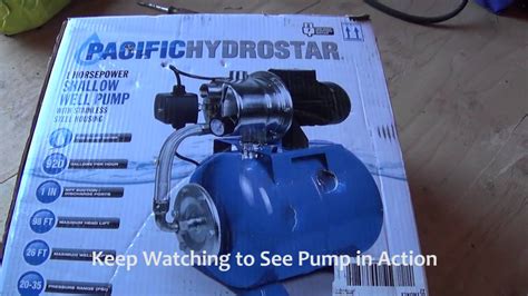 Shallow Well Pump 1HP Water For RV Living Off The Grid YouTube