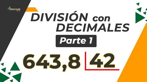 Divisiones Con Decimales Explicaci N F Cil Y Sencilla Parte