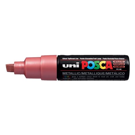 Marker Uni Posca Pc K Z Farb Plakatow Metaliczny Czerwony