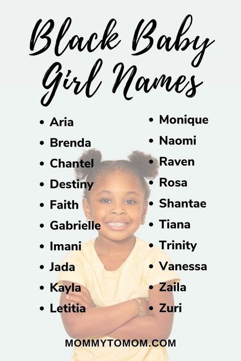 108 Top Black Girl Names Including Meanings