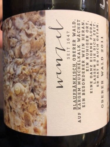 Wenzel Oberer Wald Blaufränkisch Vivino US