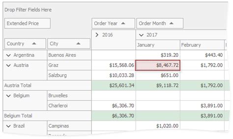 drill down to the underlying data winforms controls devexpress documentation