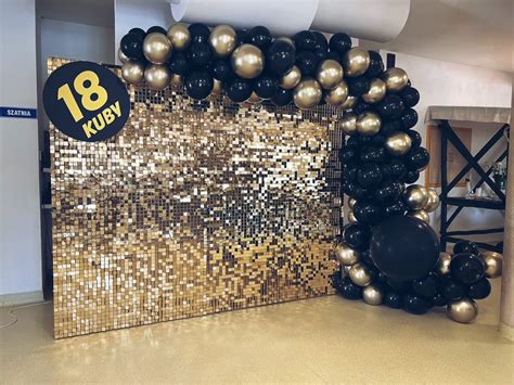 ŚCIANKI BALONOWE Ścianka z Balonów JUBILA