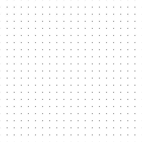 Bullet Journal Texture Seamless Pattern Black Dot Grid Graph Paper