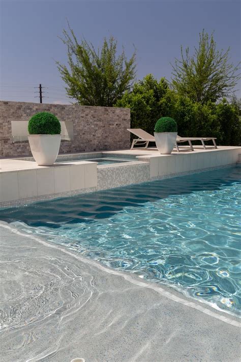 StoneScapes Regular Pebbles Aqua White NPT Pool Finishes Pool