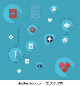 Heart Health Brochure Cardiology Clinic Medical Stock Vector Royalty