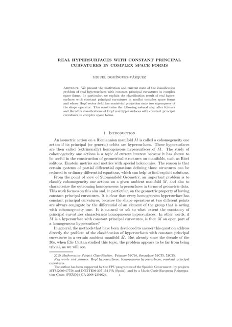 pdf real hypersurfaces with constant principal curvatures in complex space forms
