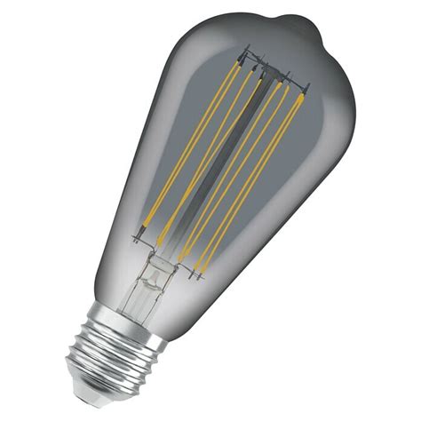 Osram Led Lampe Vintage Edition Birnenform E Dimmbar Warmwei