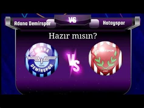 Adana Demir Spor VS Hatay Spor Part 1 YouTube