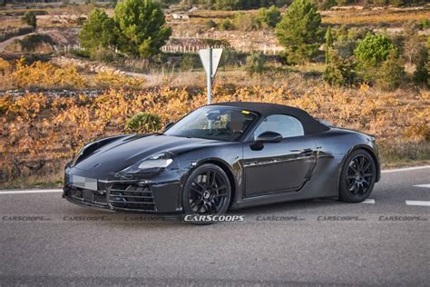 2025 Porsche 718 Boxster EV Spied As Part Evolution Part Revolution