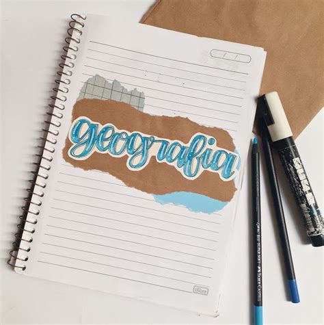 Capa De Geografia Trabalho De Geografia Ideias Para Cadernos Ideias
