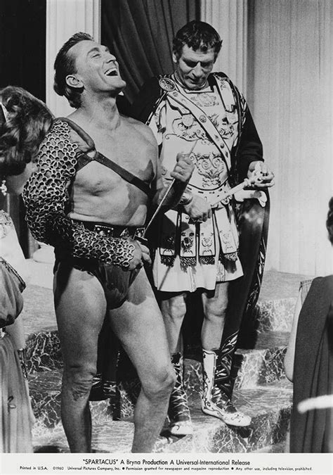 Kirk Douglas Laurence Olivier Jean Simmons Spartacus 1960 Spartacus Kirk Douglas Kirk