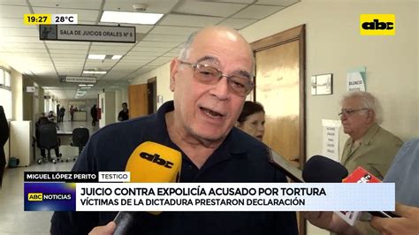 Juicio contra expolicía acusado por tortura víctimas de la dictadura