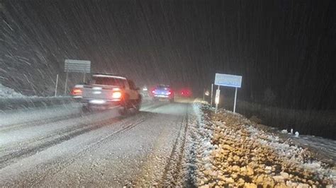 Konya Antalya kara yolunda ulaşıma kar engeli KRT TV