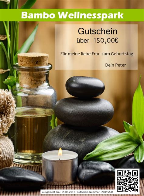 Gutschein Gestaltung