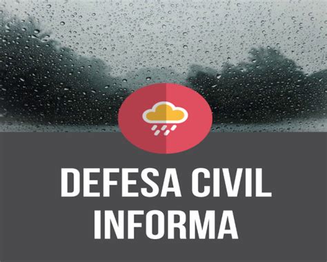 Defesa Civil emite alerta para possibilidade de tempestades na região