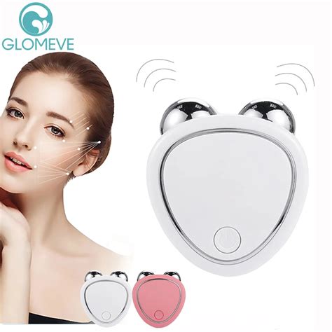 Ems Rouleau De Lifting Du Visage À Micro Courant Masseur Facial Anti