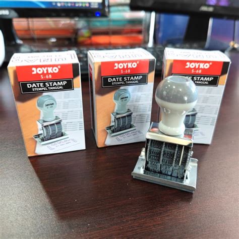 Jual Date Stamp Stempel Tanggal Lunas Joyko S 68 Shopee Indonesia