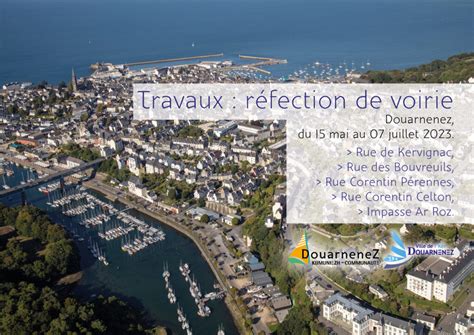 A Douarnenez des travaux de réfection des rues de Kervignac des