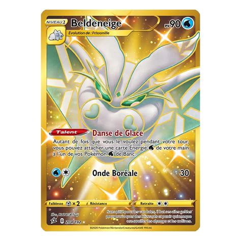 Beldeneige 204 192 Joyau Secrète rare de l extension Pokémon Épée et