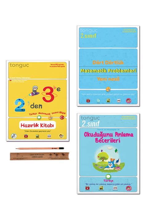 Tonguç Akademi 3 Sınıf 2 Den 3 E Hazırlık Tekrar Kitabı 2 Sınıf