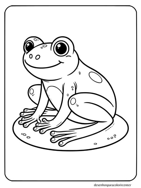 Desenhos De Sapo Para Colorir E Imprimir Tudo Para Colorir
