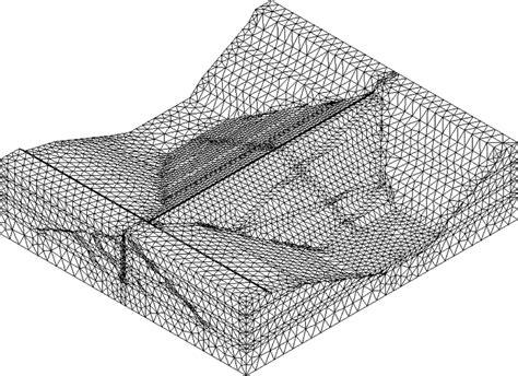 three dimensional finite element model of the asphalt concrete core dam download scientific