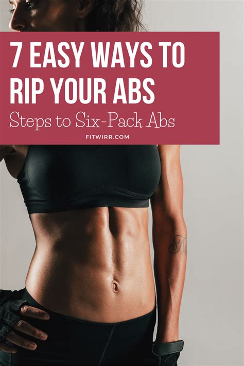 How To Get Six Pack Abs Ways To Get Ripped Abs Fitwirr In