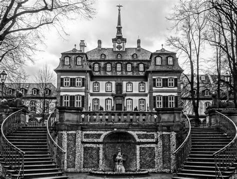 Fotos Gratis En Blanco Y Negro Arquitectura Palacio Casa Ventana