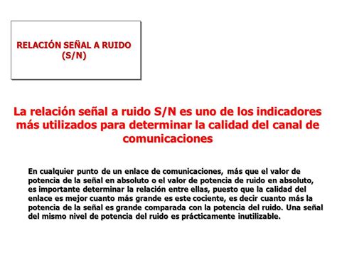 tema Persona responsable también relación señal ruido ejemplos