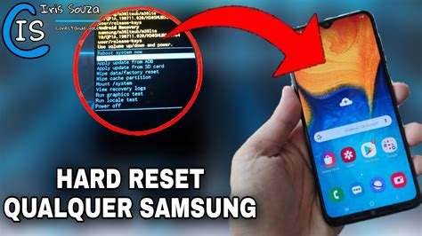Como Fazer Hard Reset Formatar Samsung A10 YouTube