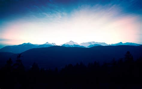 Wallpaper Sunlight Trees Landscape Mountains Sunset Hill Nature